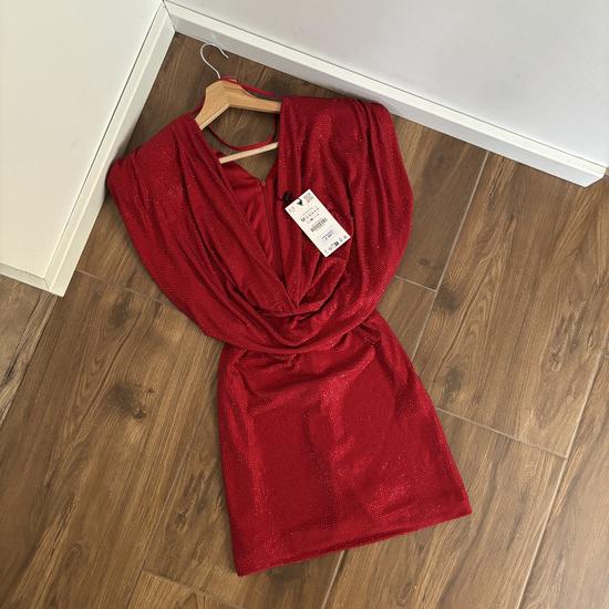 Zara prelepa viralna haljina puna kristala Novo