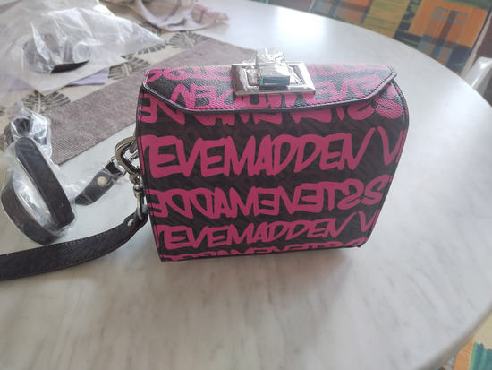 Nova roza logo Steve Madden torba