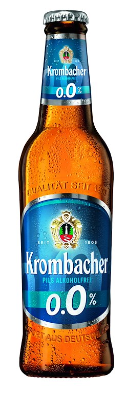 Krombacher Pils 0,0% 33cl Fl-st Nep.amb.