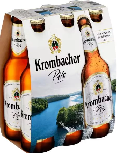 Krombacher Pils 6x33cl Fl-st Nep.amb.
