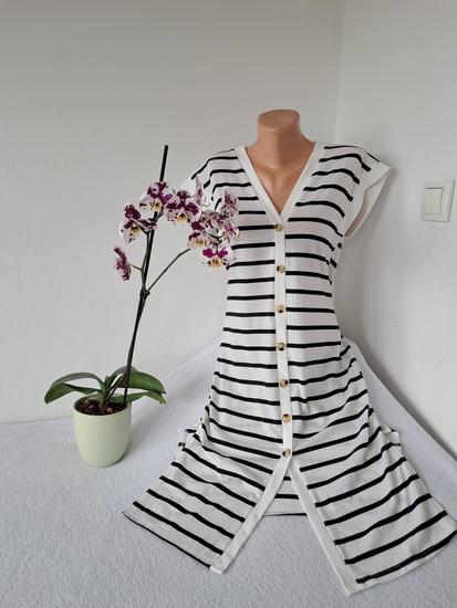 SHEIN moderna prugasta haljina vel 36