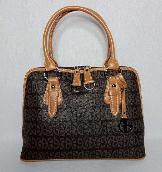 Giani Bernini Block Signature Dome Satchel torba