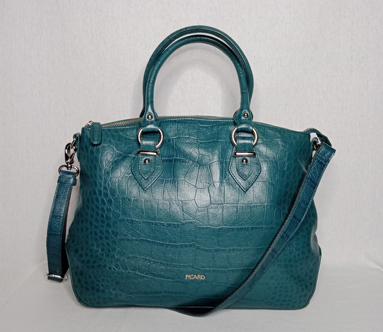 PICARD torba (Kroko rad Smaragdno zelena) NOVA