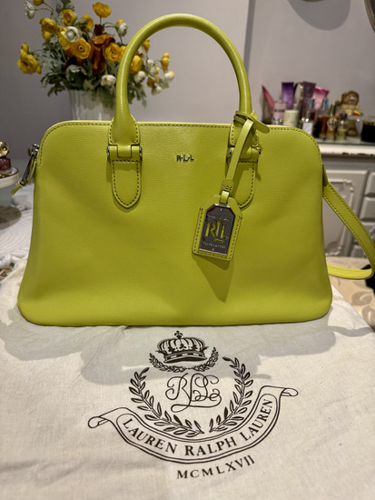 RALPH LAUREN Large Yellow Bag - NOVO