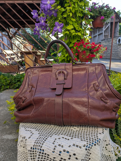 Vintage Merkur kozna torba