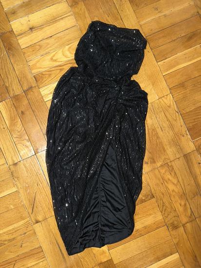 [NOVO] Shein crna sequin/šljokičava haljina
