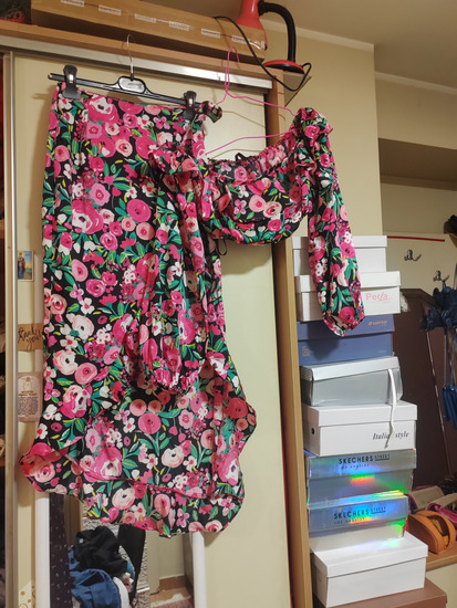 SHEIN cvetni komplet 34/36
