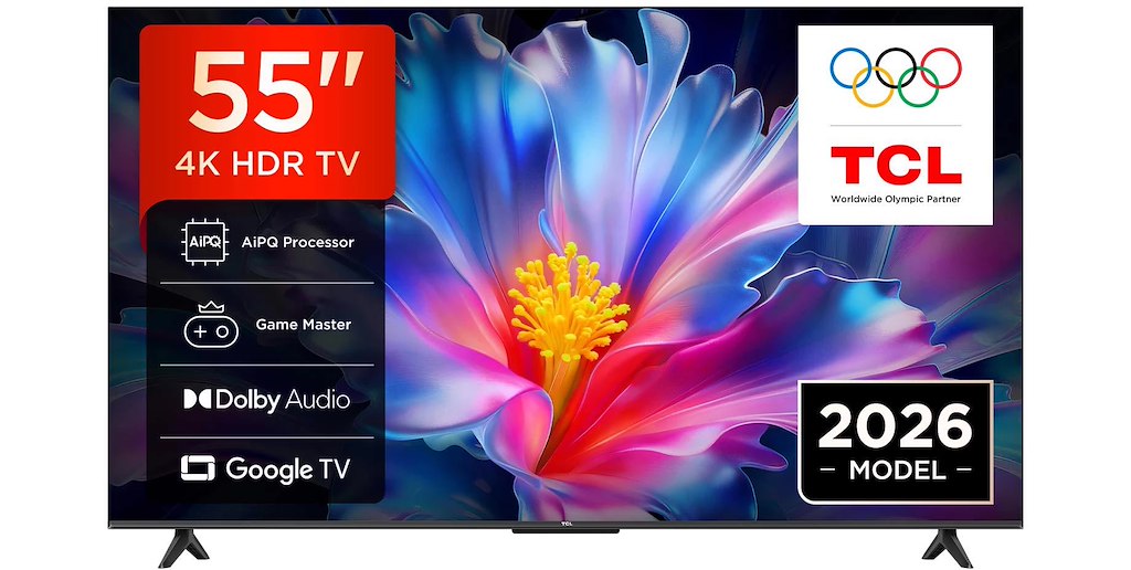 TCL 55P6L (55"/139cm) 4K UHD LED Google Smart TV