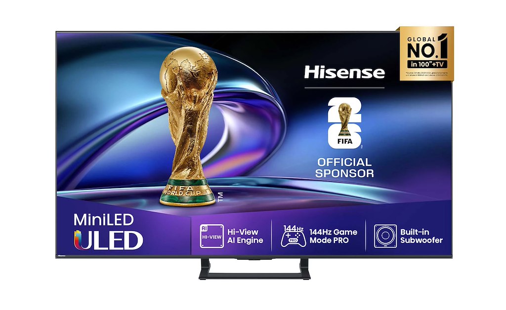 Hisense 75E8Q (75"/189cm) 4K UHD ULED Mini-LED QLED 144Hz Gaming VIDAA Smart TV