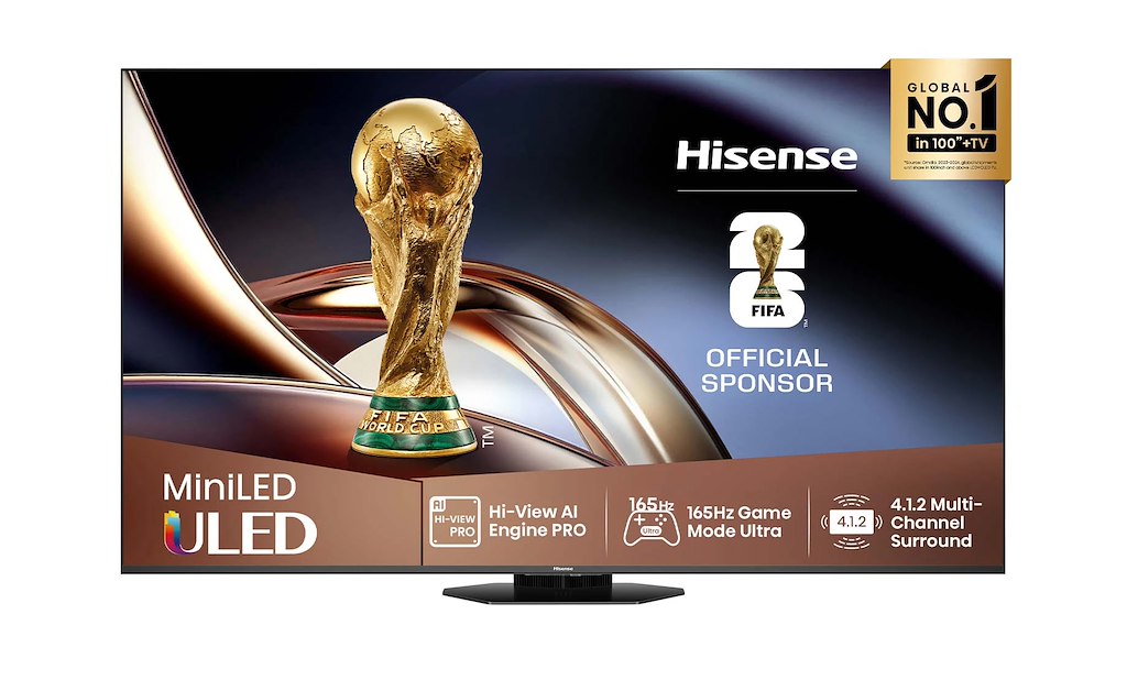 Hisense 55U8Q 55"(139cm) 4K UHD ULED miniLED smart TV