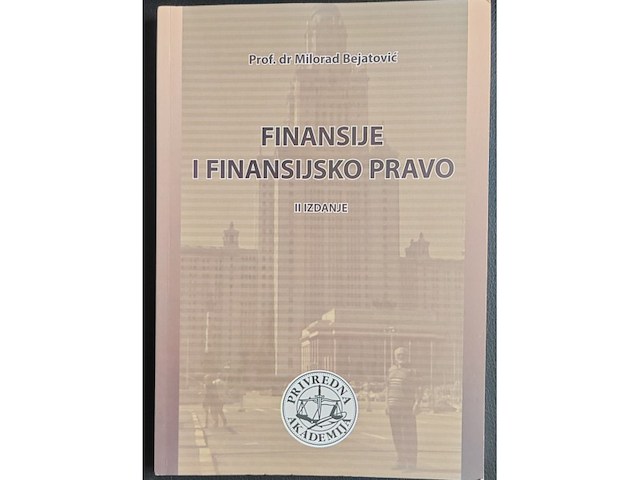 Finansije i finansijsko pravo, II izdanje