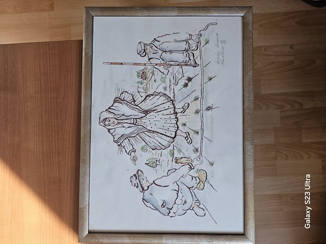 Zuzana Veresky akvarelisana grafika