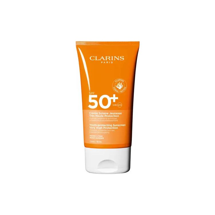 CLARINS
Sun Youth Protecting Body Cream Spf50+ 150ml