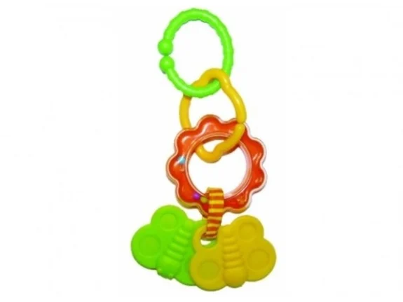 Biba Toys Zvečka-glodalica Leptirići
