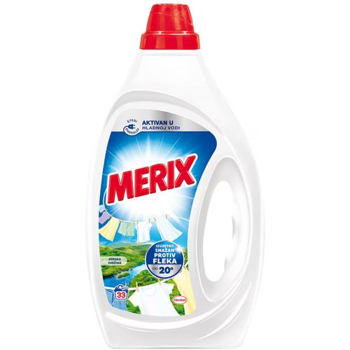 Merix Tečni deterdžent Gorska svežina 1,485L,33 pranja