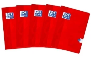 Sveska A5 Oxford 60 lista Esse, 90g, optički papir, margine crvena