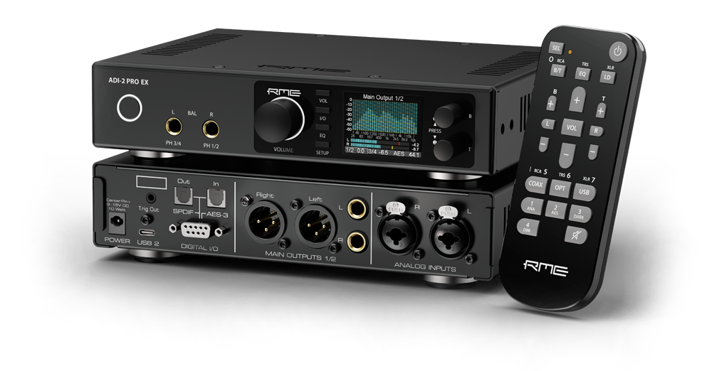 RME ADI-2 PRO EX | COMPACT & FLEXIBLE 2-CHANNEL HI-END