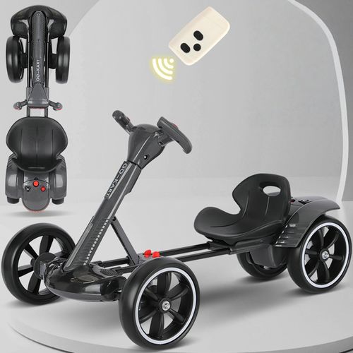 Dečiji karting na akumulator Crni