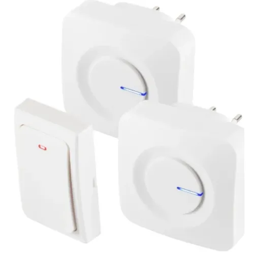HOME BEŽICNO KUCNO ZVONO SET 230V, KINETICKI TASTER,IP44,MELODIJA 36,DOMET NA OTVORENOM 100 M
