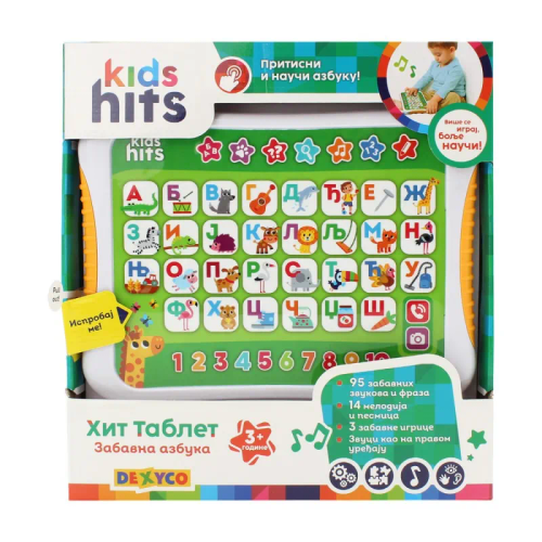 Kids Hits Interaktivni Tablet Azbuka