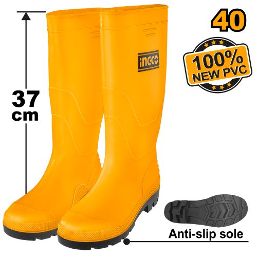 Ingco žute gumene čizme broj 40 SSH092L.40