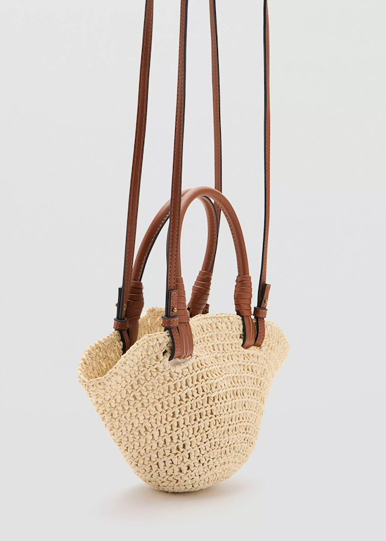 BASKET-STYLE SHOULDER BAG
