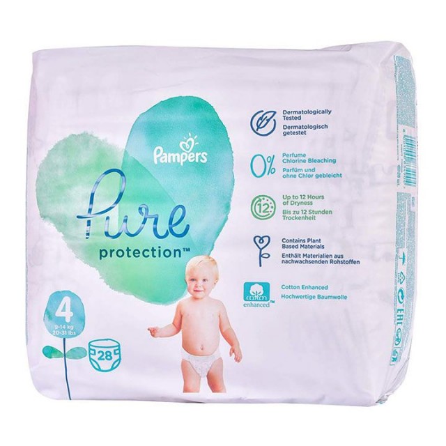 PAMPERS PURE 4 pelene, 1kom