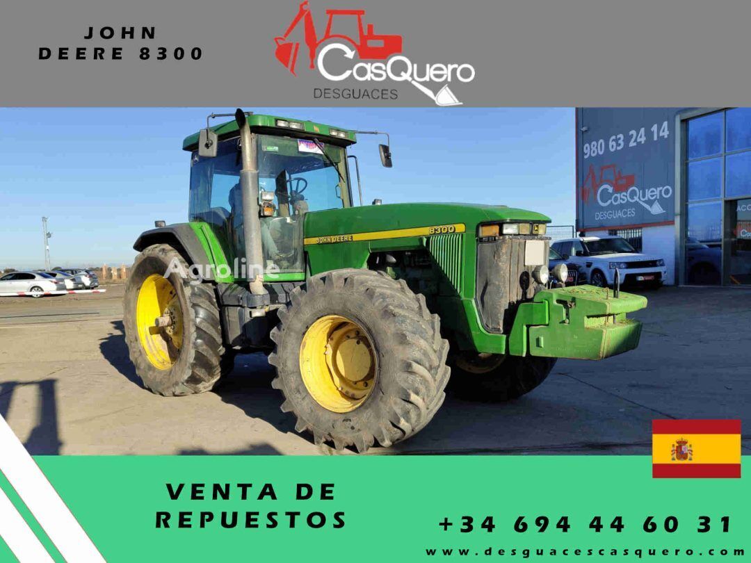 John Deere 8300 traktor točkaš po rezervnim delovima