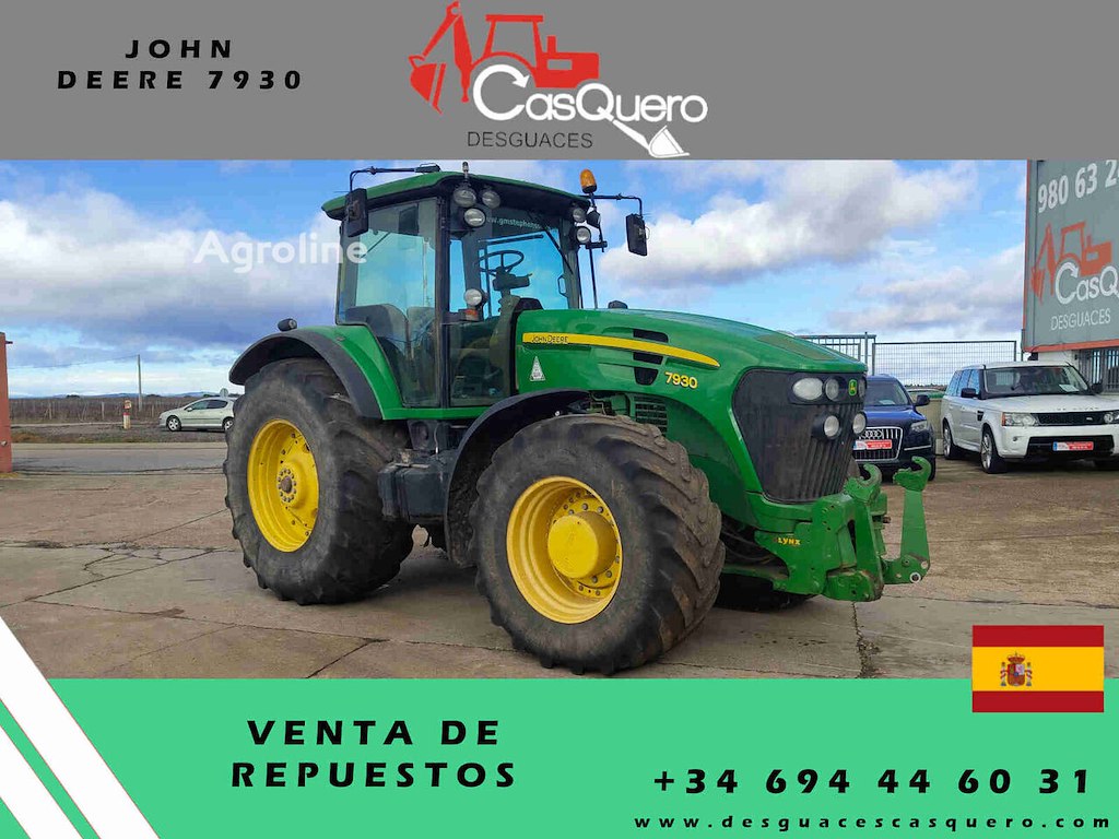 John Deere 7930 traktor točkaš po rezervnim delovima