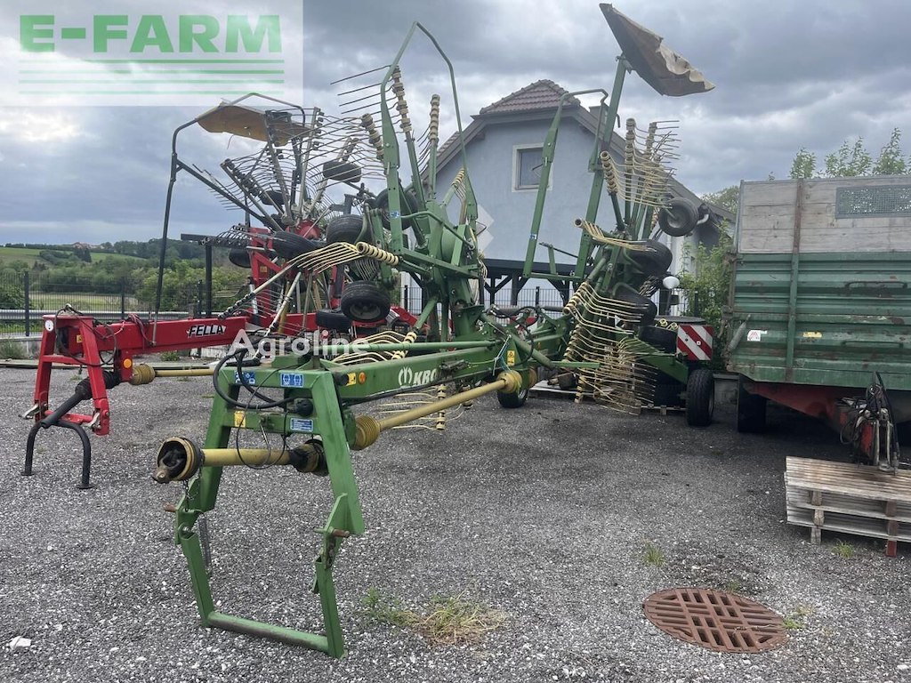 Krone swadro 1201 a prevrtač sena