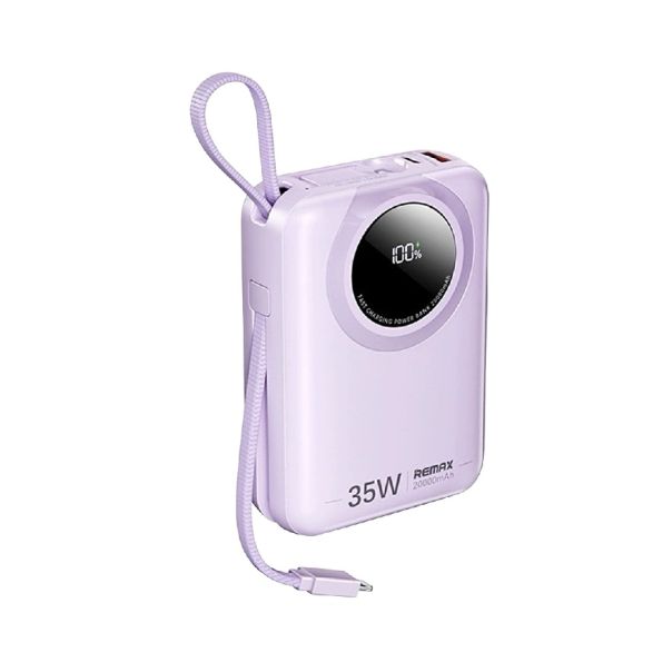 REMAX Power Bank RPP-73, 35W, 20000mAh, ljubičasta