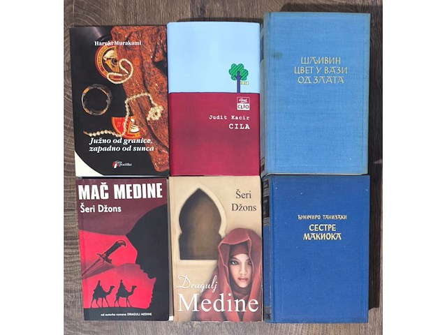 Beletristika Azija – 6 knjiga