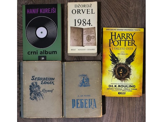 Beletristika Englezi – 5 knjiga