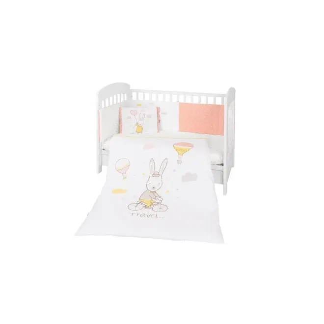 Posteljina sa ogradicom 6 pcs 70/140 Rabbits in Love KKB61077