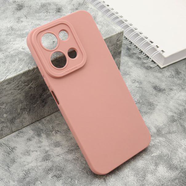Silikonska maska Pro Camera za Xiaomi Redmi 15C 4G, roza