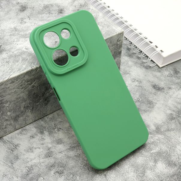 Silikonska maska Pro Camera za Xiaomi Redmi 15C 4G, tamno zelena