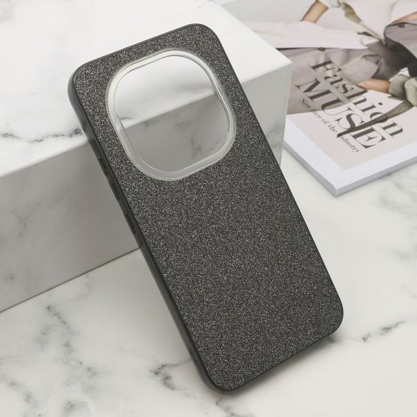 Maska Glow dust za Xiaomi Redmi Note 15 Pro 5G/Redmi Note 15 Pro 5G EU, crna