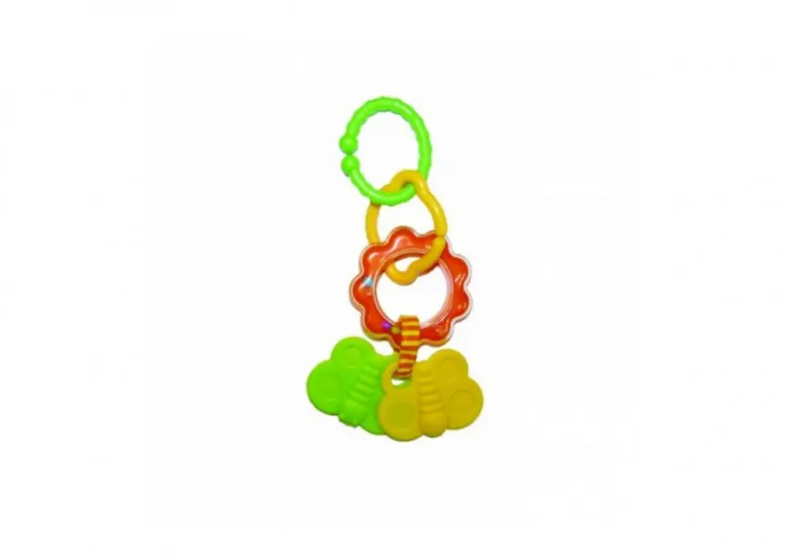 BIBA TOYS ZVEČKA-GLODALICA LEPTIRIĆI