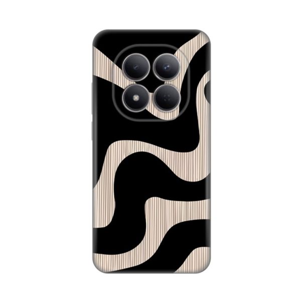 Maska za Xiaomi Redmi Note 15 Pro 5G Black Flow Silikonska Print Skin