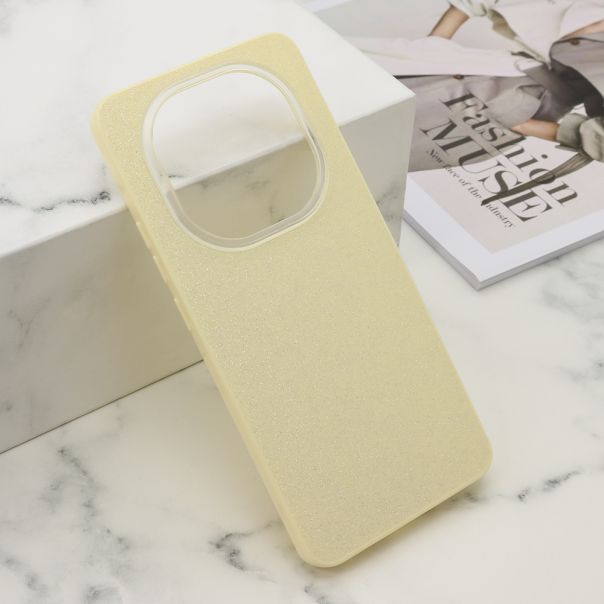 Maska Glow dust za Xiaomi Redmi Note 15 5G Global/EU, zlatna