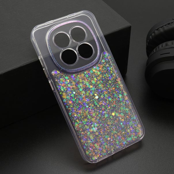 Maska Cristal glow za Xiaomi Redmi Note 15 Pro 5G, ljubičasta
