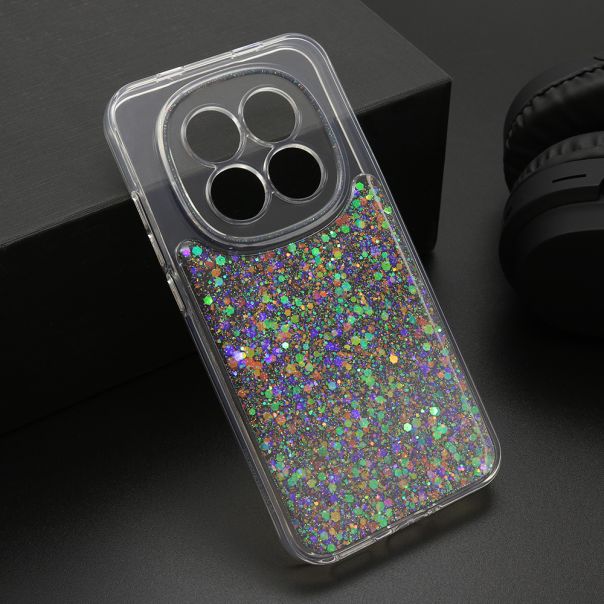 Maska Cristal glow za Xiaomi Redmi Note 15 Pro 5G, srebrna