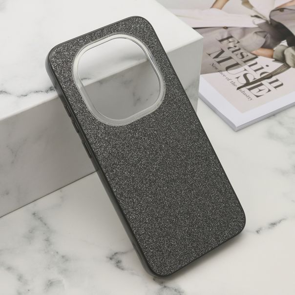 Maska Glow dust za Xiaomi Redmi Note 15 Pro Plus 5G, crna