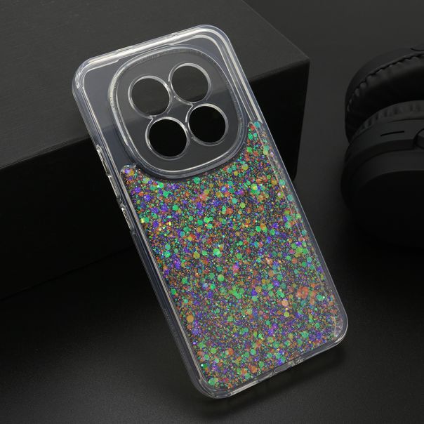 Maska Cristal glow za Xiaomi Redmi Note 15 Pro Plus 5G, srebrna