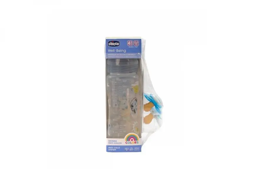 CHICCO WB PP FLAŠICA 330ML SIVA+CHICCO PHAIR LAŽA