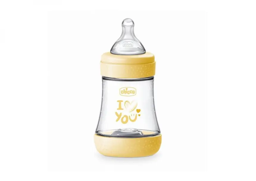 CHICCO P5 PLASTIČNA FLAŠICA,150ML,SIL.ŽUTA,UNI.