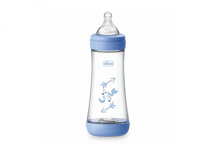 CHICCO P5 PLASTIČNA FLAŠICA,300ML,SILIKON,DEČ.