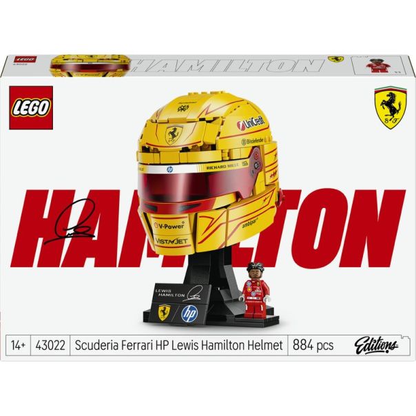 LEGO 43022 Kaciga Luisa Hamiltona – Scuderia Ferrari HP
