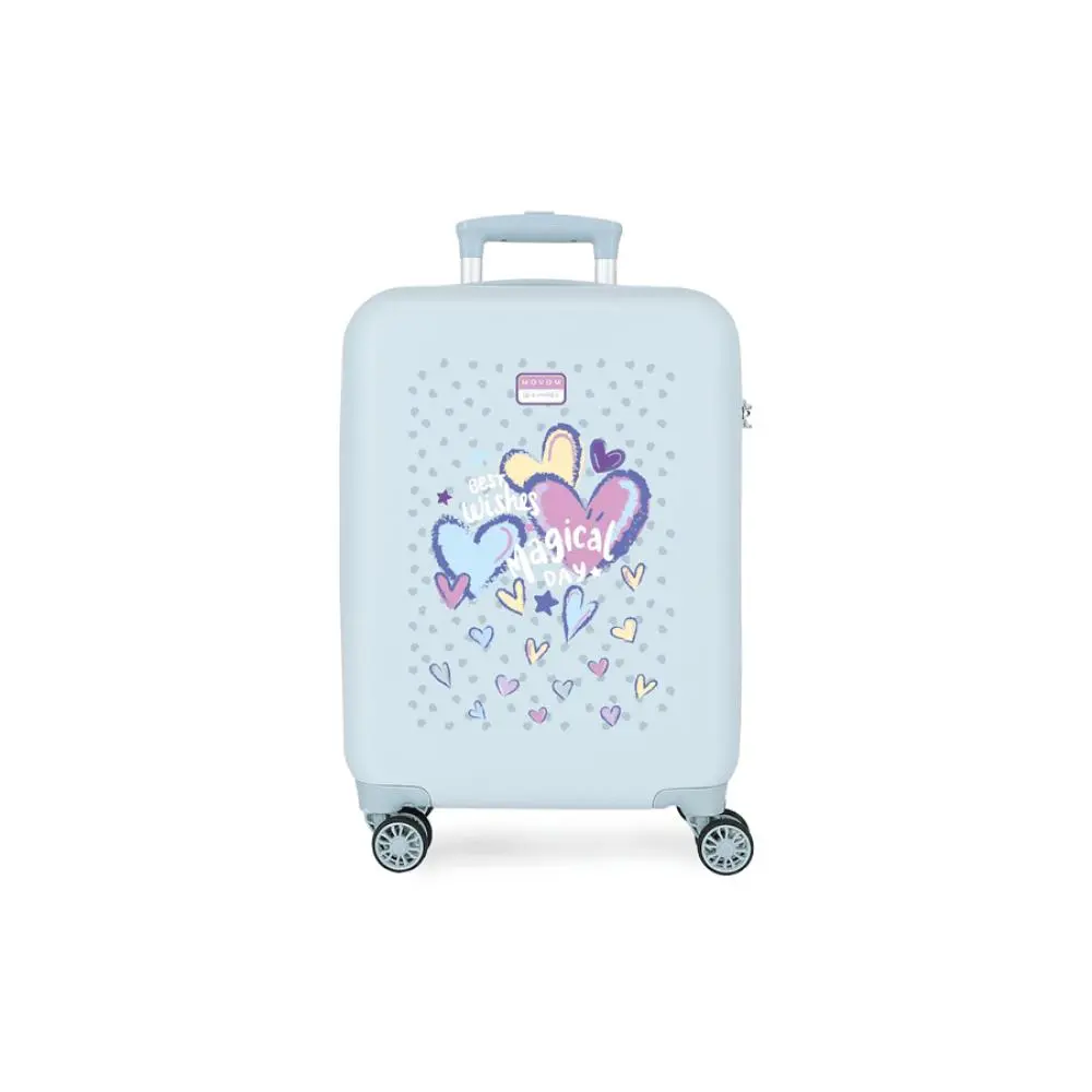 Dečiji putni kofer 55cm Movom Best Wishes sky blue 32111