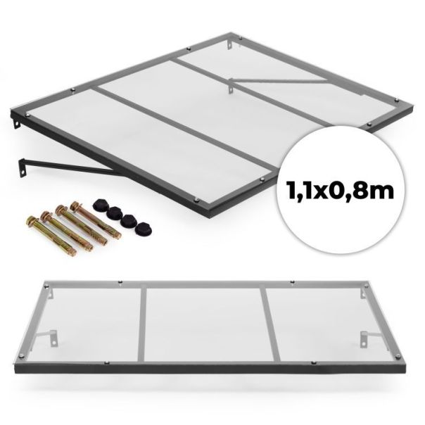MULTIGARDEN Nadstrešnica za ulazna vrata 113 × 80 cm sa uv zaštitom –
